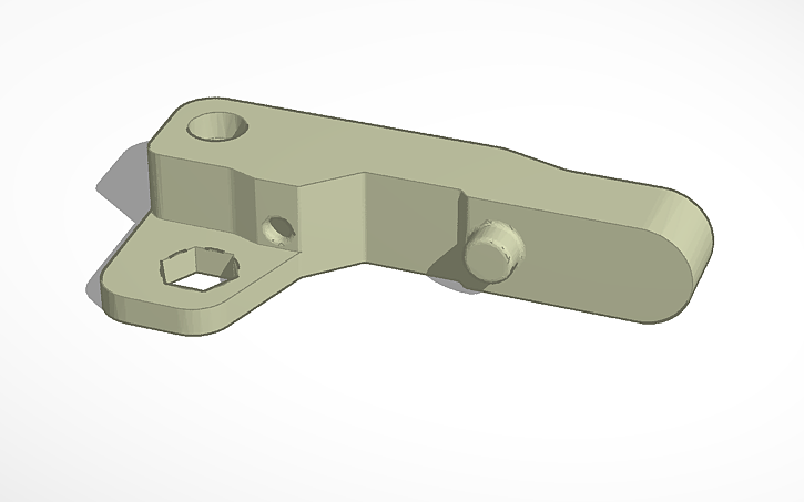 3D design Ender 3 v2 Extruder Lever - Tinkercad