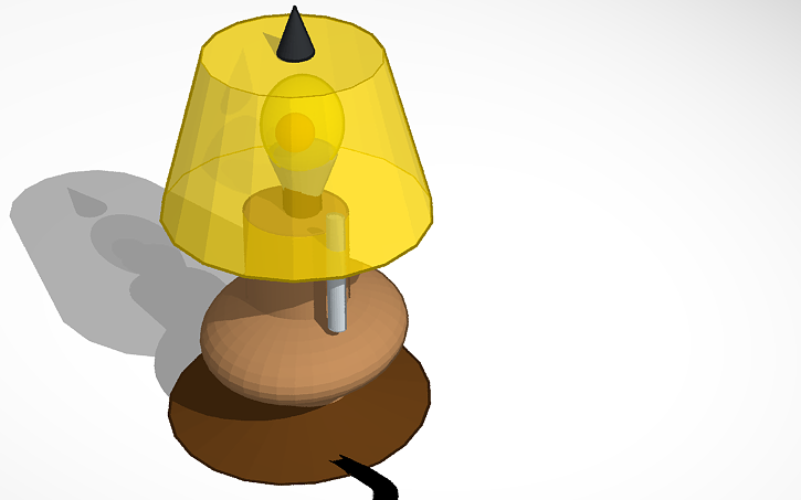 3d Design Lamp Tinkercad