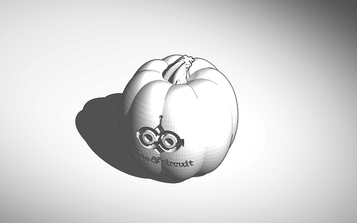 3D design Code & Pumpkin - Tinkercad