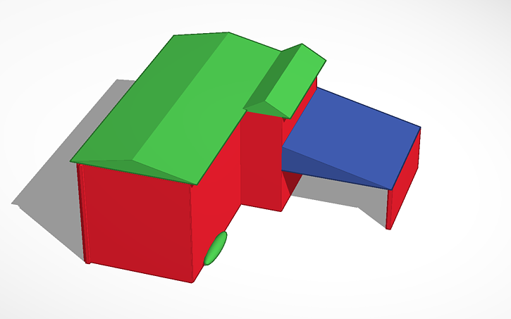 3D design basic house | Tinkercad