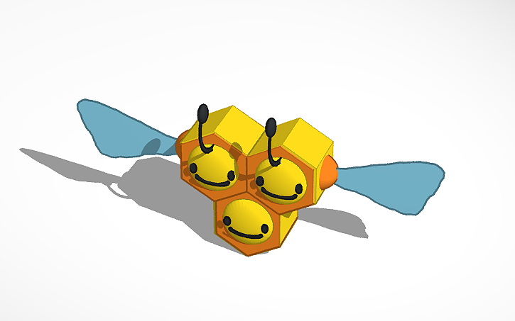 3D design combee male - Tinkercad