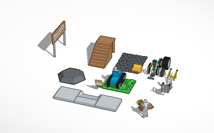 3D design Create a Wheelchair for Difficult Terrain - Tinkercad