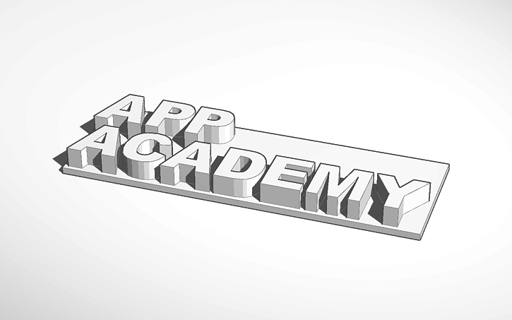 3D design App Logo | Tinkercad