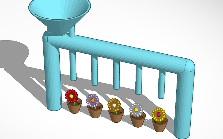 3D design flowers - Tinkercad