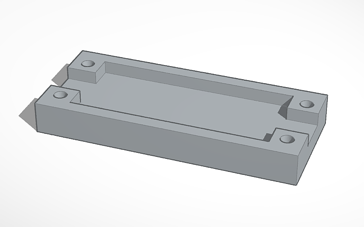 3D design QO-100 Base for LPF - Tinkercad