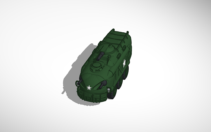3D design [Fallout 4] Infantry Fighting Vehicle - Tinkercad