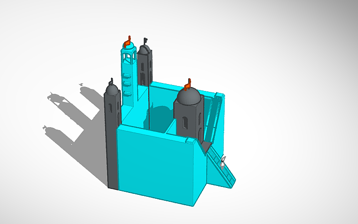 3D design Monument Valley - Tinkercad