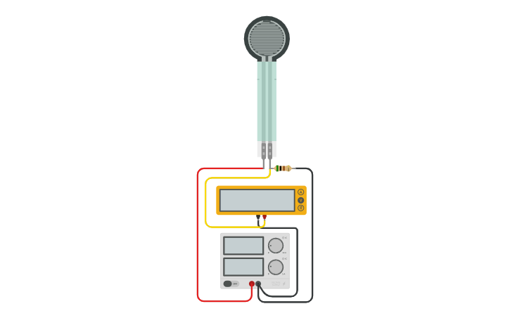 Circuit Design Force Sensor Tinkercad