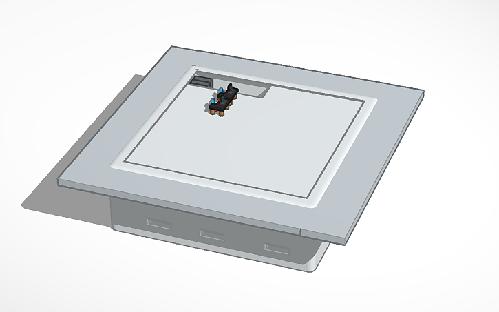 3D design ground communication station. | Tinkercad