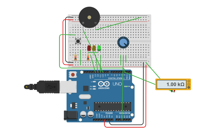 Circuit design GSM - Tinkercad