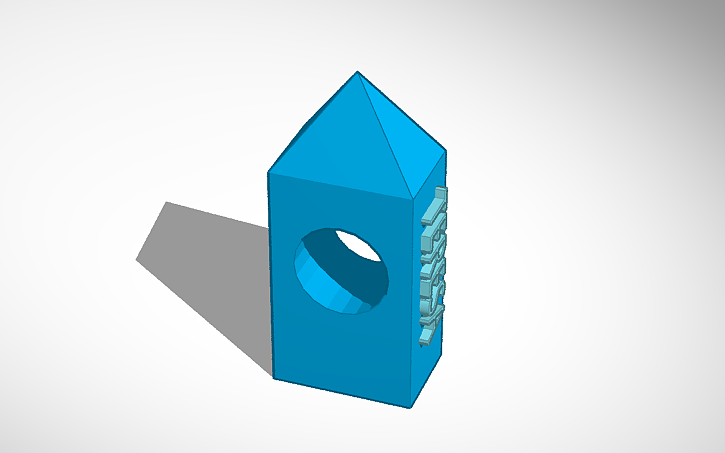 3D design Practica 2: Prisma performado | Tinkercad