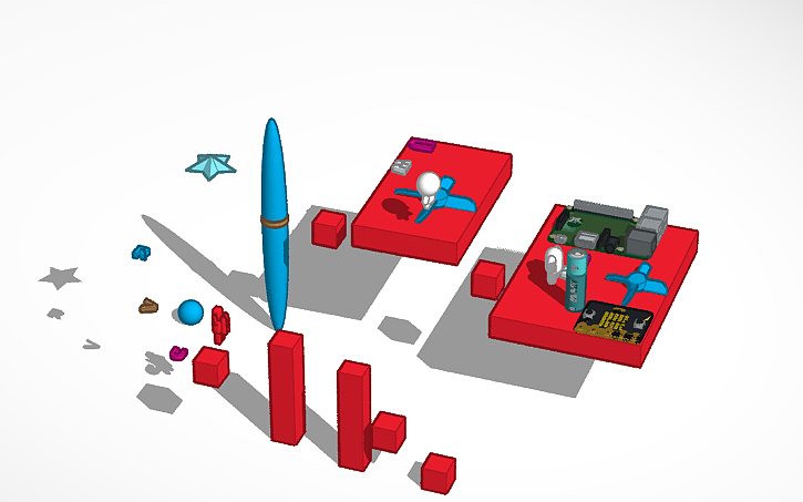 3D design The really hard obby and trolling obby - Tinkercad