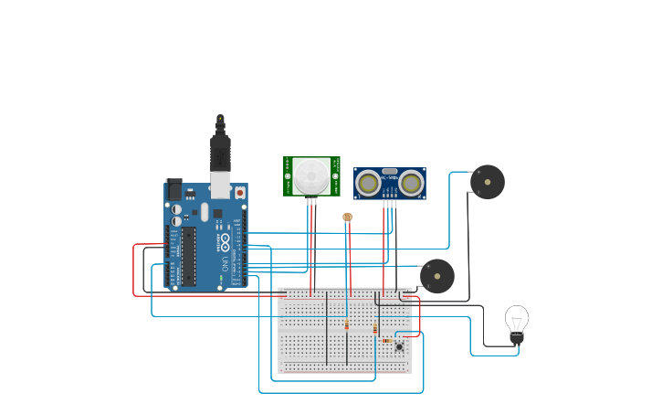 Circuit design Final sem | Tinkercad