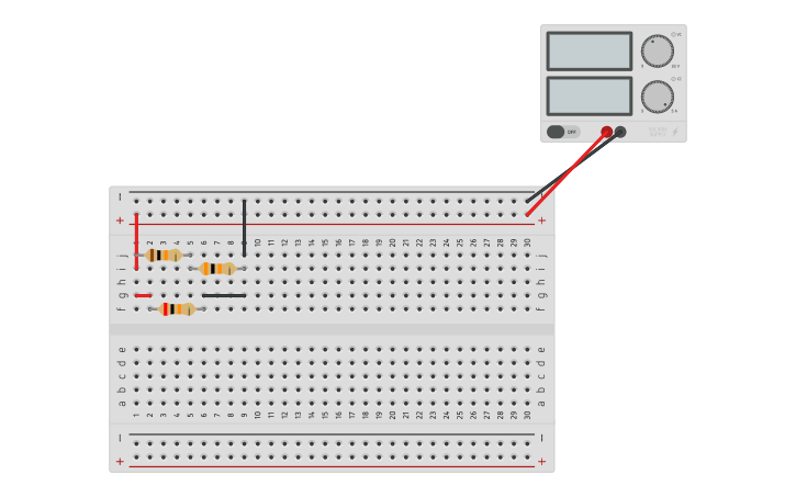 Circuit design Lab 1 Q6 | Tinkercad