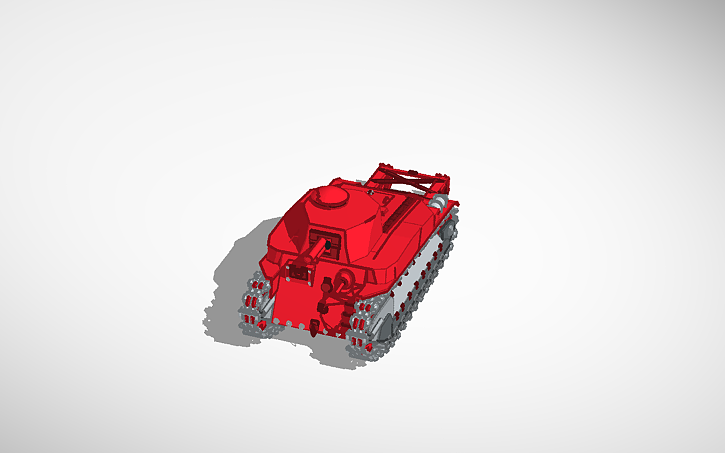 3D design Type 89A I-Go Ko (Habu Medium Tank) (Public Version) - Tinkercad