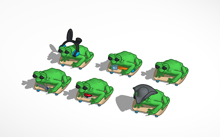 3D design Frogs original | Tinkercad