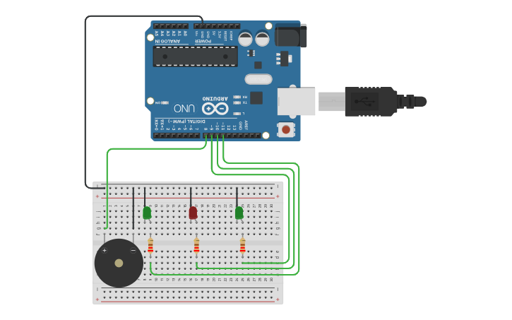 Circuit design Finals SOS - Tinkercad