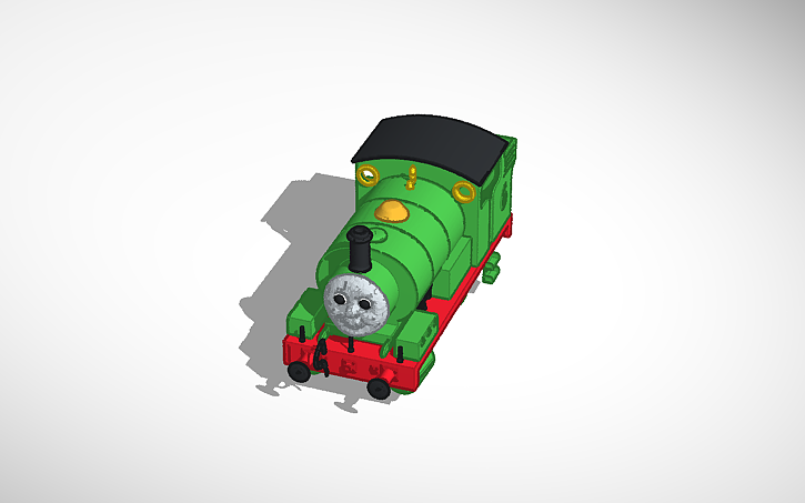 3D design Copy of Copy of Percy the Small Green Engine - Tinkercad