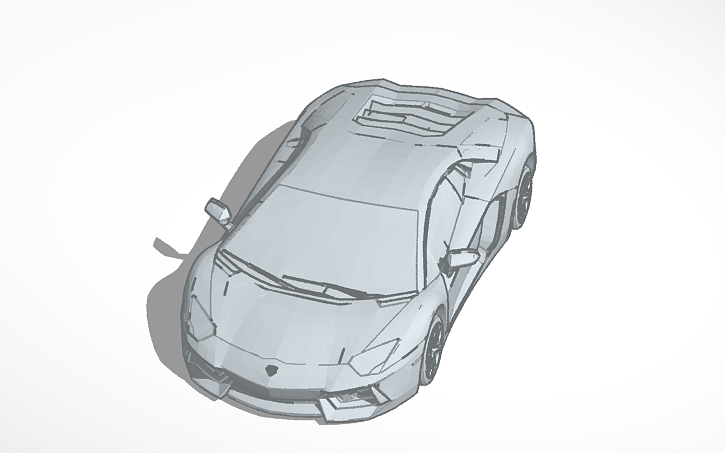 3D design lamborgini | Tinkercad