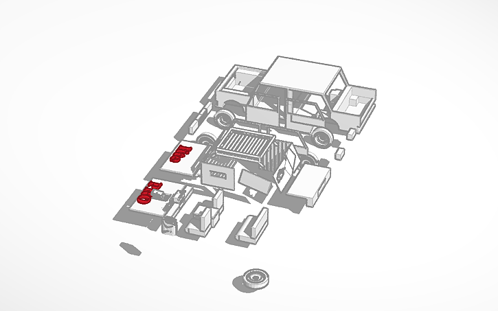 3D design CAR_PARTS (upd 05.03.22) - Tinkercad