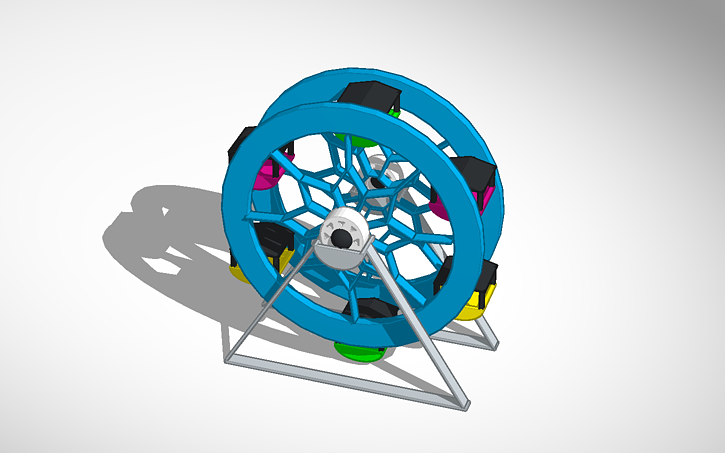 3D design Ferris Wheel - Tinkercad