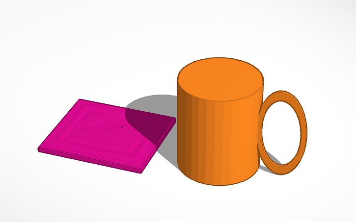 3D design Mug and Coaster | Tinkercad