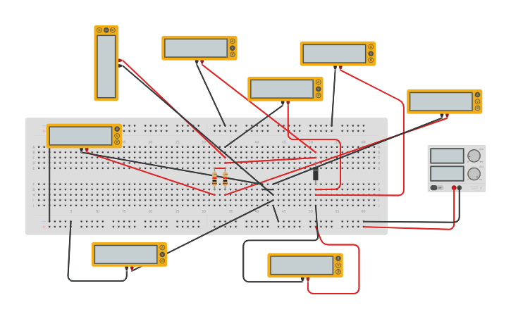 Circuit design Simulasi Prak. Elektronika - Tinkercad