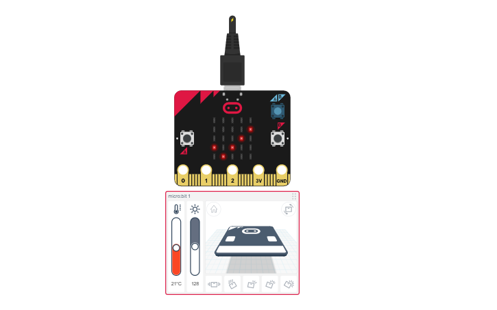 Circuit design micro:bit Basic - Tinkercad