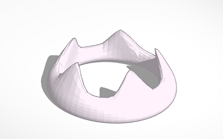 3D design pearls crown | Tinkercad