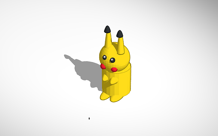 3D design Pikachu | Tinkercad
