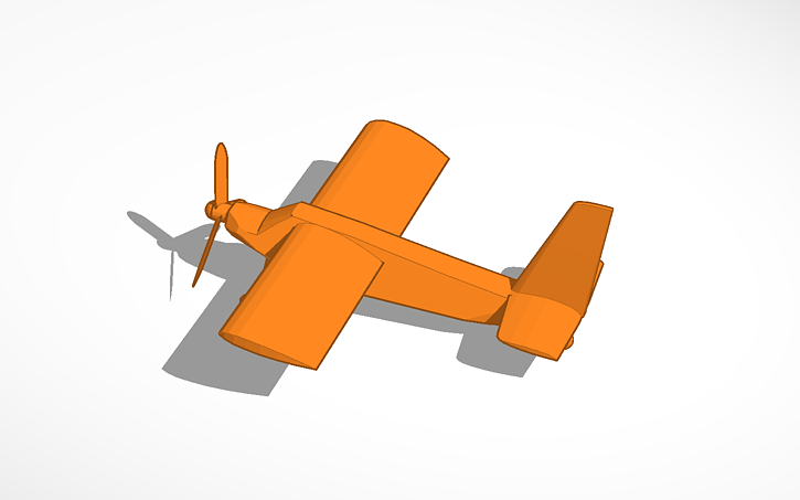 3D design Airplane - Tinkercad