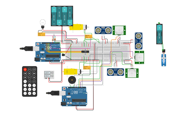 Circuit design proyecto v2 - Tinkercad