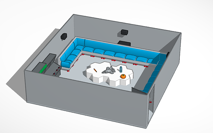 3D design Hang out place - Tinkercad