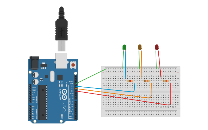 Circuit design Project_1 | Tinkercad
