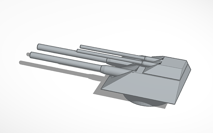 3D design turret - Tinkercad