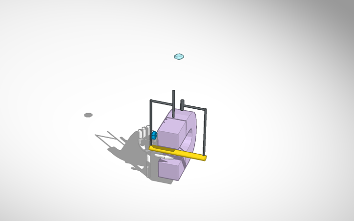 3D design U-shape magnetic and wire interactions | Tinkercad