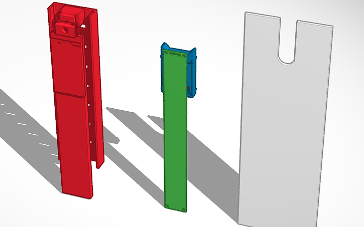 3D design Water Sensor, Float, and Tank side V4 - Complete - Tinkercad