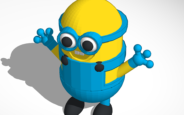 3D design Minion - Tinkercad