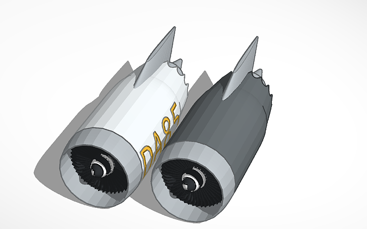 3D design Improved jet engine - Tinkercad
