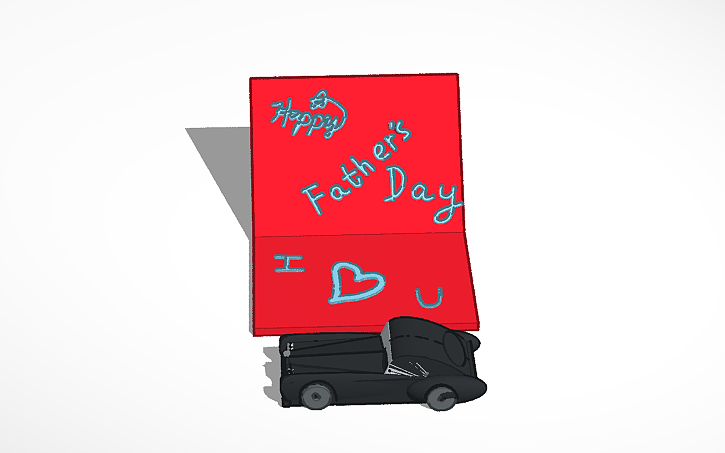 3D design DAD'S FATHER'S DAY PRESENT | Tinkercad