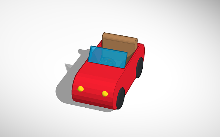 3D design 3d car - Tinkercad