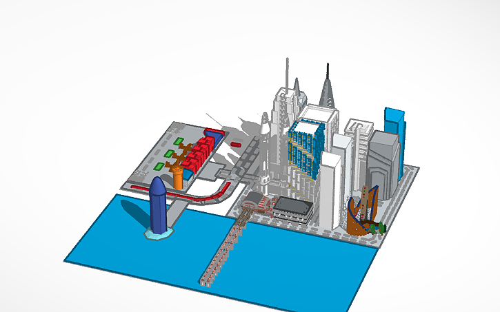 3D design City - Tinkercad