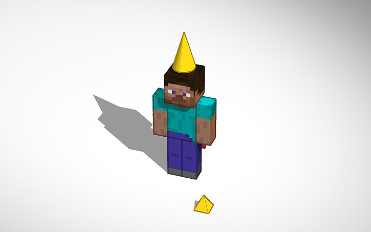 3D design Minecraft Steve | Tinkercad
