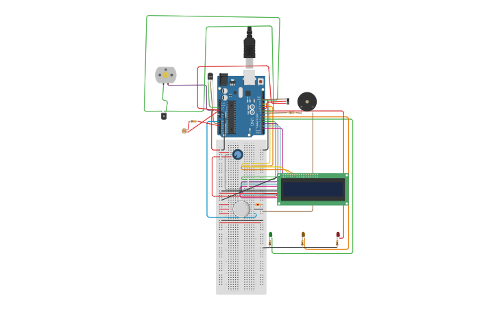 Circuit design Smart Air Purifier - Tinkercad