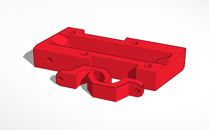 3D design Fishing rod Competition folding holder - Tinkercad