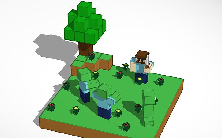 3D design minecraft | Tinkercad