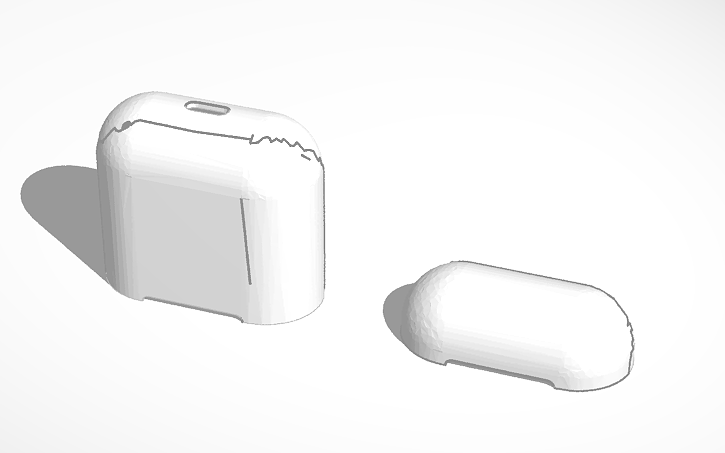 3D design AIRPODS - Tinkercad