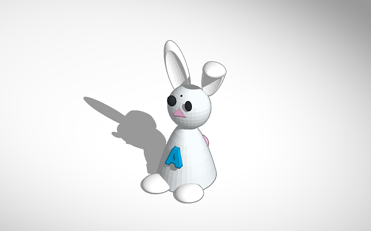 3d Design Bunny Walker Tinkercad