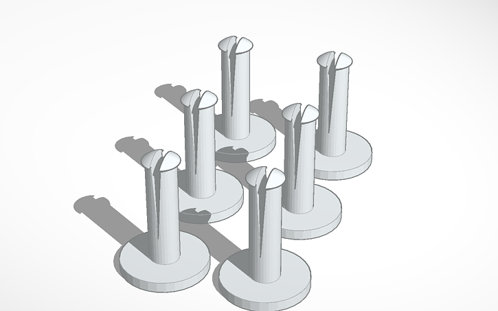 3D design Dowel Pin Connector - Tinkercad
