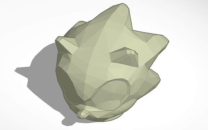 3D design sonic LEGO HEAD - Tinkercad